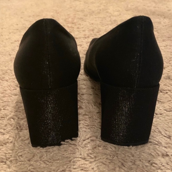 Delman | Shoes | Like New Studio Delman Black Squaretoed Pumps | Poshmark